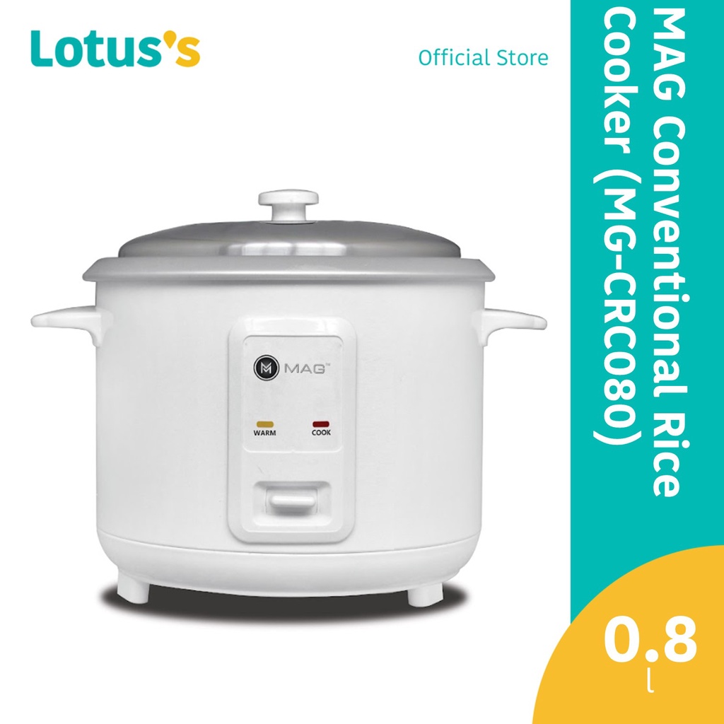 MAG 0.8L Conventional Rice Cooker (MG-CRC080) | Shopee Malaysia