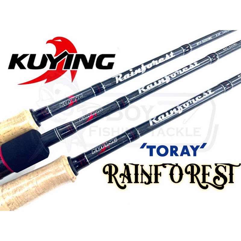 KUYING RAINFOREST FISHING ROD SPINNING CASTING FISHING ROD JORAN ...