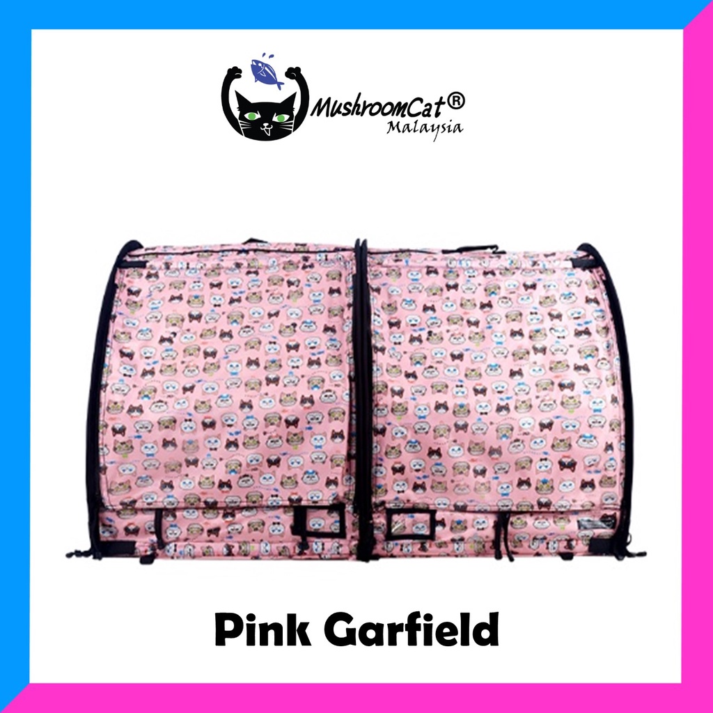 MushroomCat Pets Show Tent - Pink Garfield | Shopee Malaysia