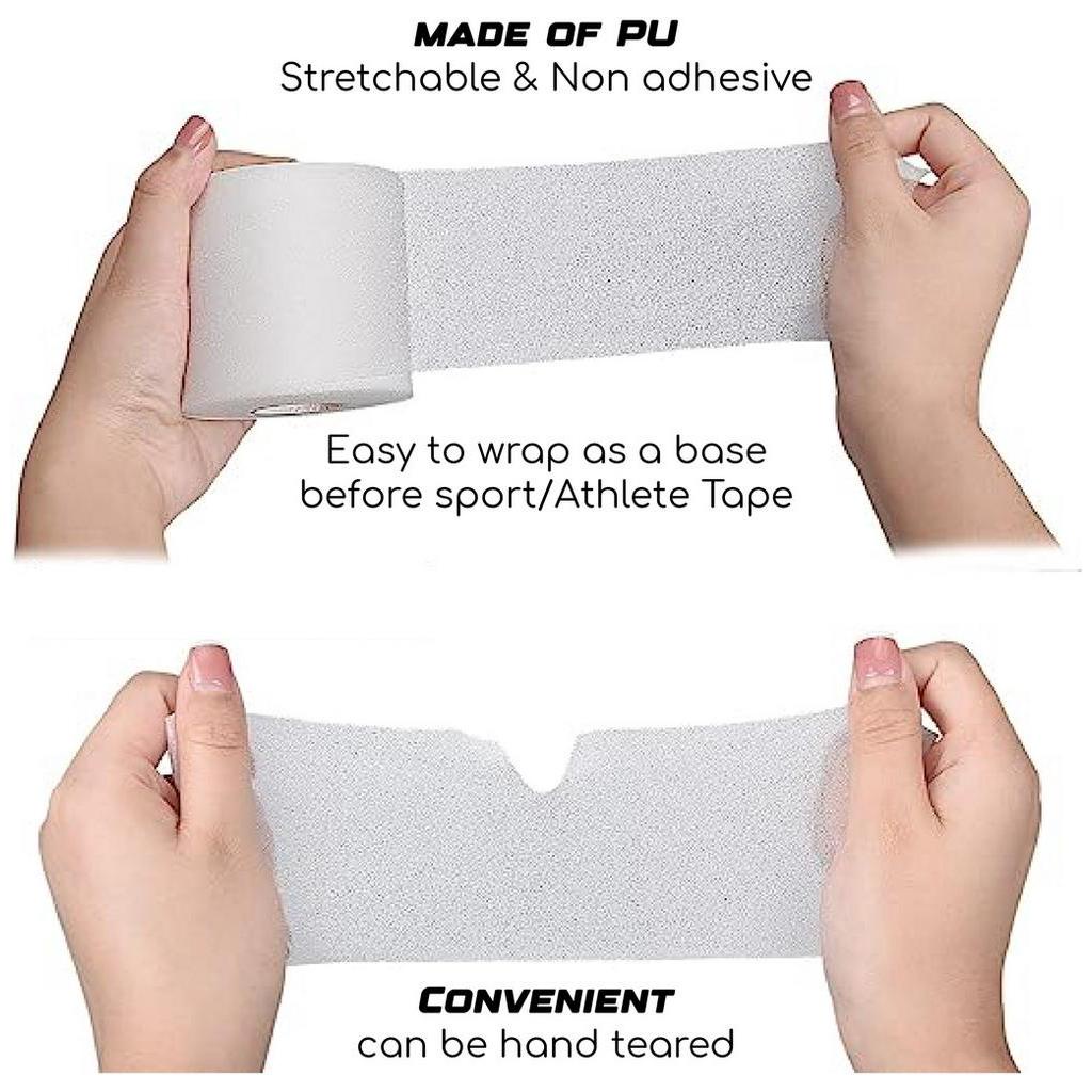 Underwrap Tape 7cm x 27m Badminton Tape Racket Grips Cushion Wrap Non ...