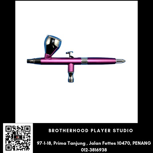 Densei Air Double Action Airbrush AB-600 Series (Purple) | Shopee Malaysia