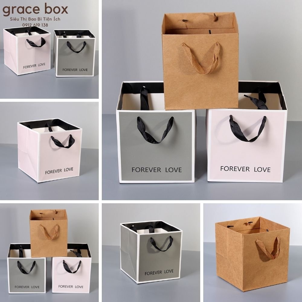 Grace Box Premium Square Paper Bag - Japanese Goods - Grace Box ...
