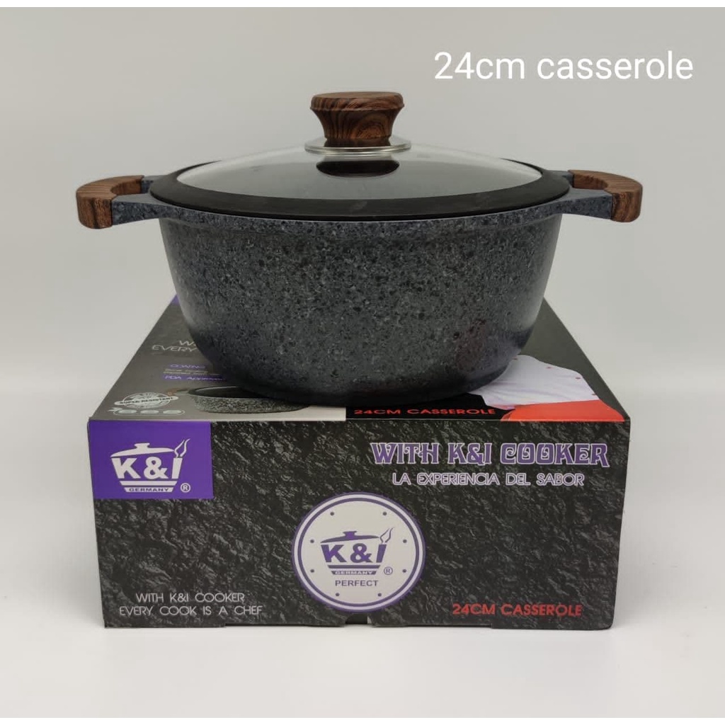 New Design PERIUK dan KUALI BATU (K&i) Germany size 20cm -24cm - 28cm ...