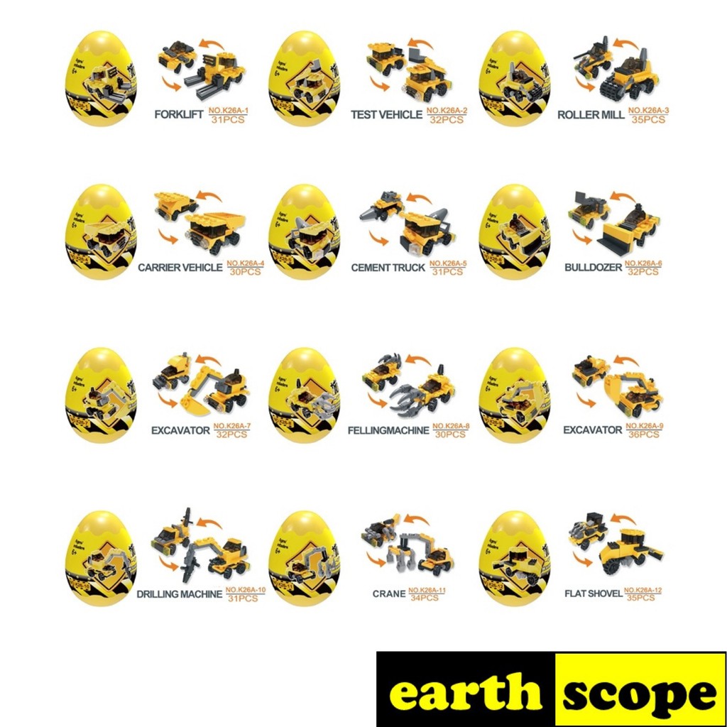 EARTHSCOPE -A Complete Set of 12 Different Designs Of Surprise Egg ...