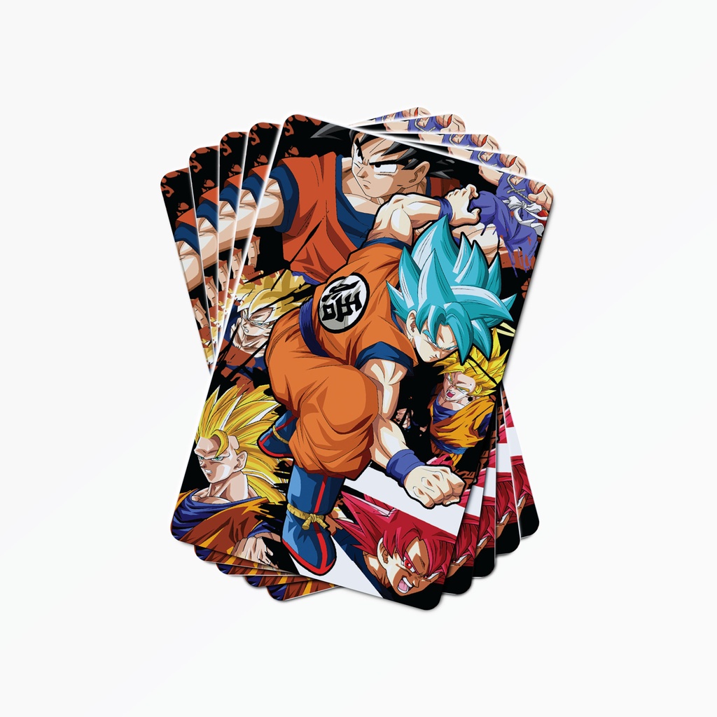 Sticker Anime Dragon Ball Goku Stiker Card Cover Touch n Go Access MRT ...