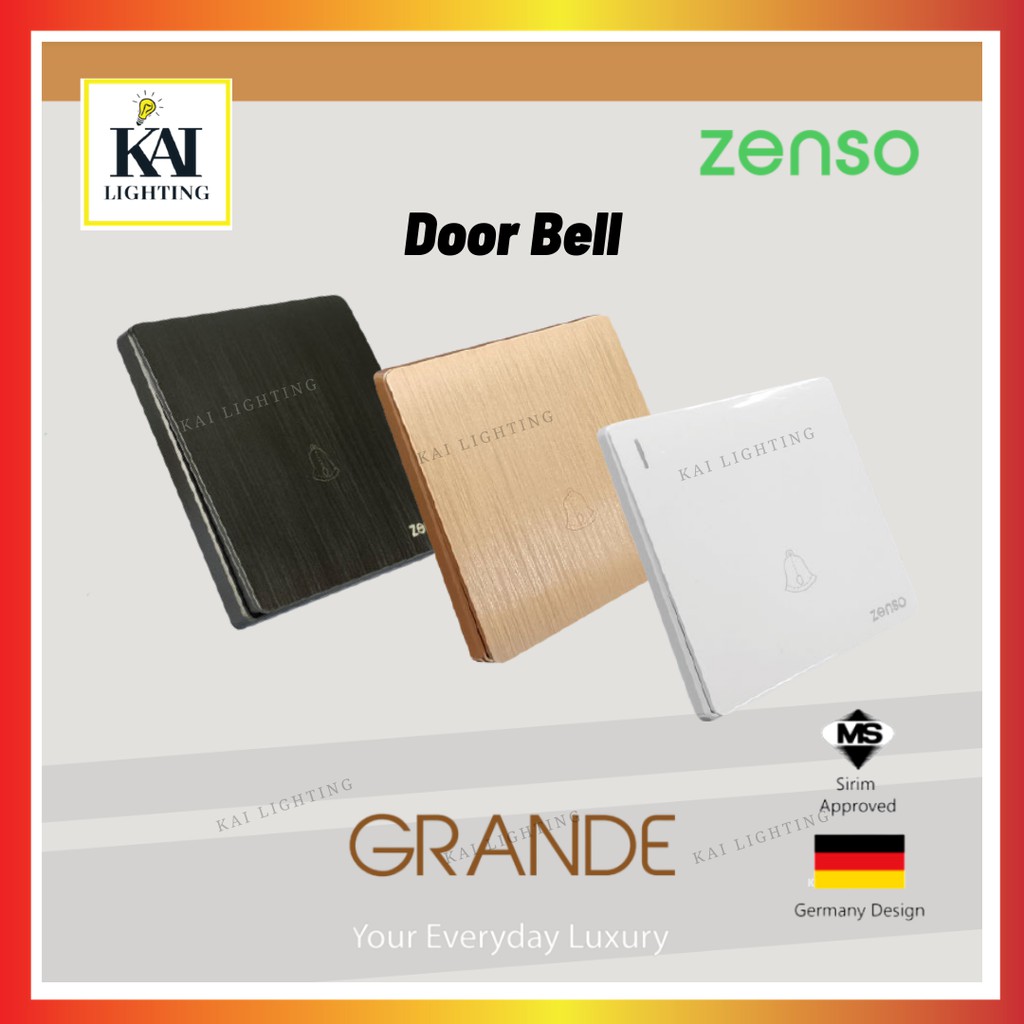 [SIRIM] Zenso Grande Socket and Wall Switch Slim Modern Switches Design ...
