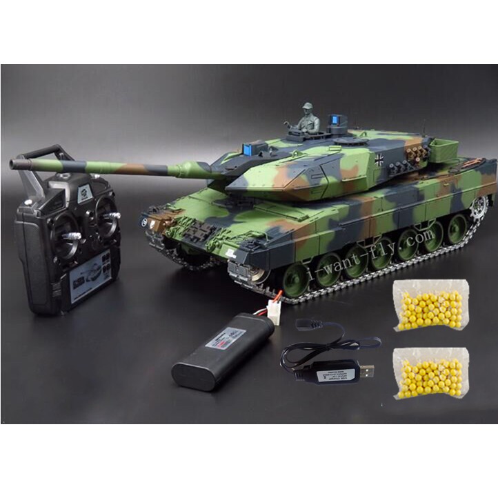 【Ready Stock】RC Tank Heng Long 2.4G Remote Control Tank 1/16 German ...