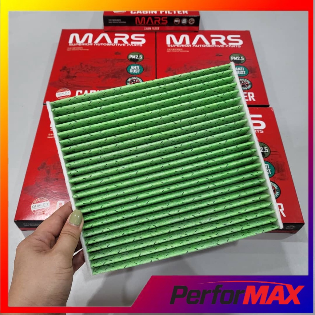 MARS PM2.5 ANTI BACTERIAL CABIN FILTER TOYOTA VIOS / WISH / CAMRY ...