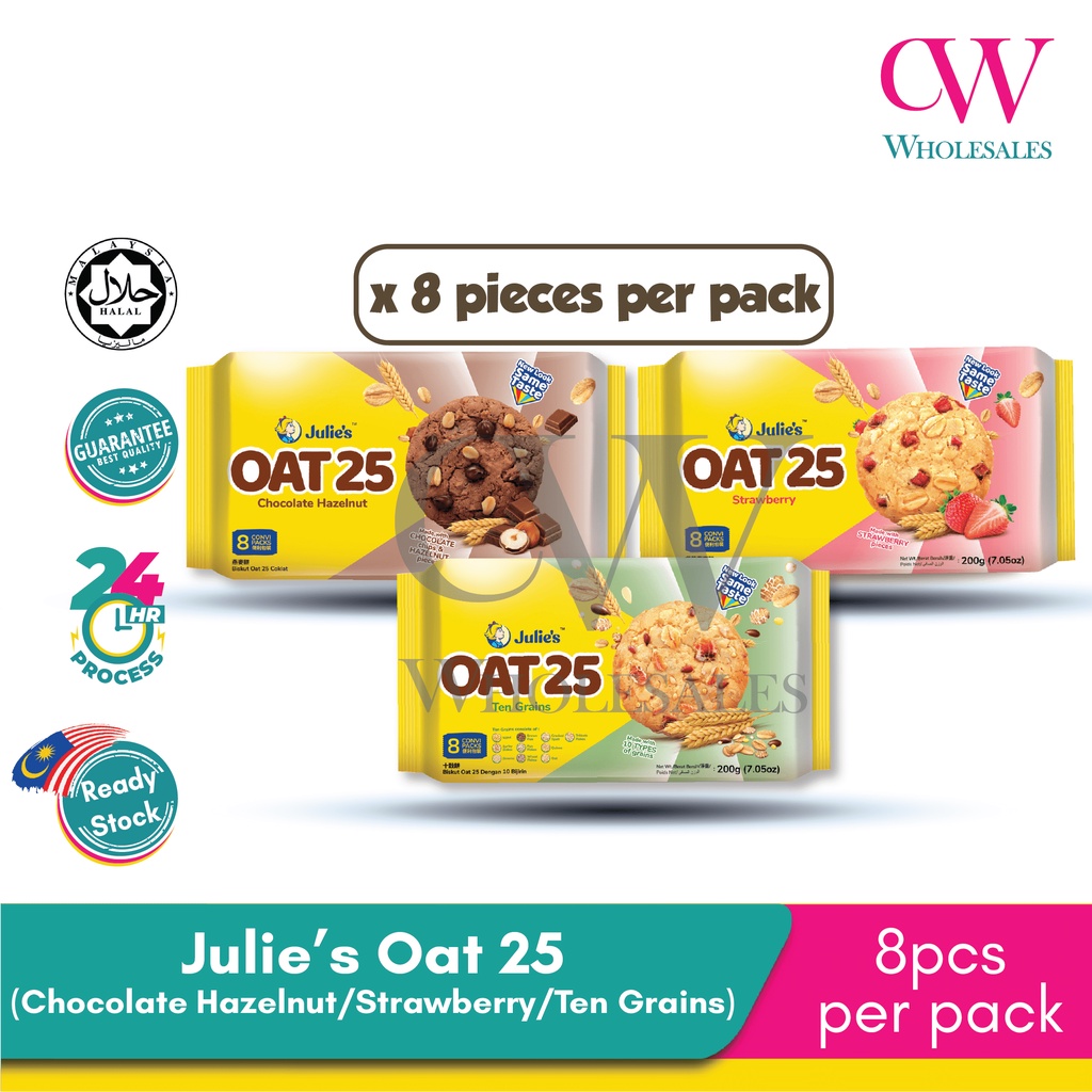 Oat 25 Julie Biscuit Oat 25 Julie Strawberry Julie oat 25 Chocolate Ten ...