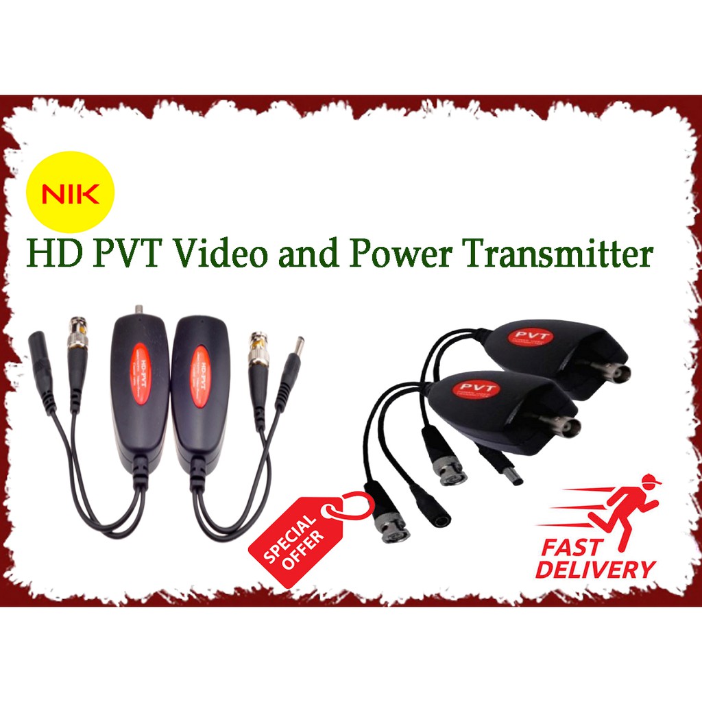 2MP HD PVT Video and Power Transmitter for AHD CVI TVI ( CCTV use ...