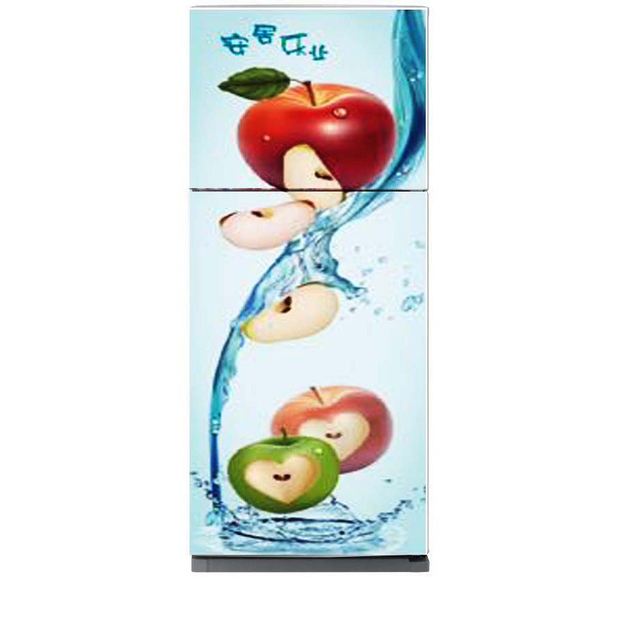 Gre 006B 60CMX150CM LOVE APPLE 2 DOOR REFRIGERATOR STICKER REFRIGERATOR ...
