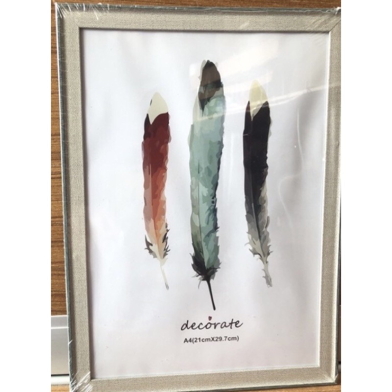 READY STOCK Frame Gambar Saiz A4 Frame Modern 2Tone Designer Photo ...