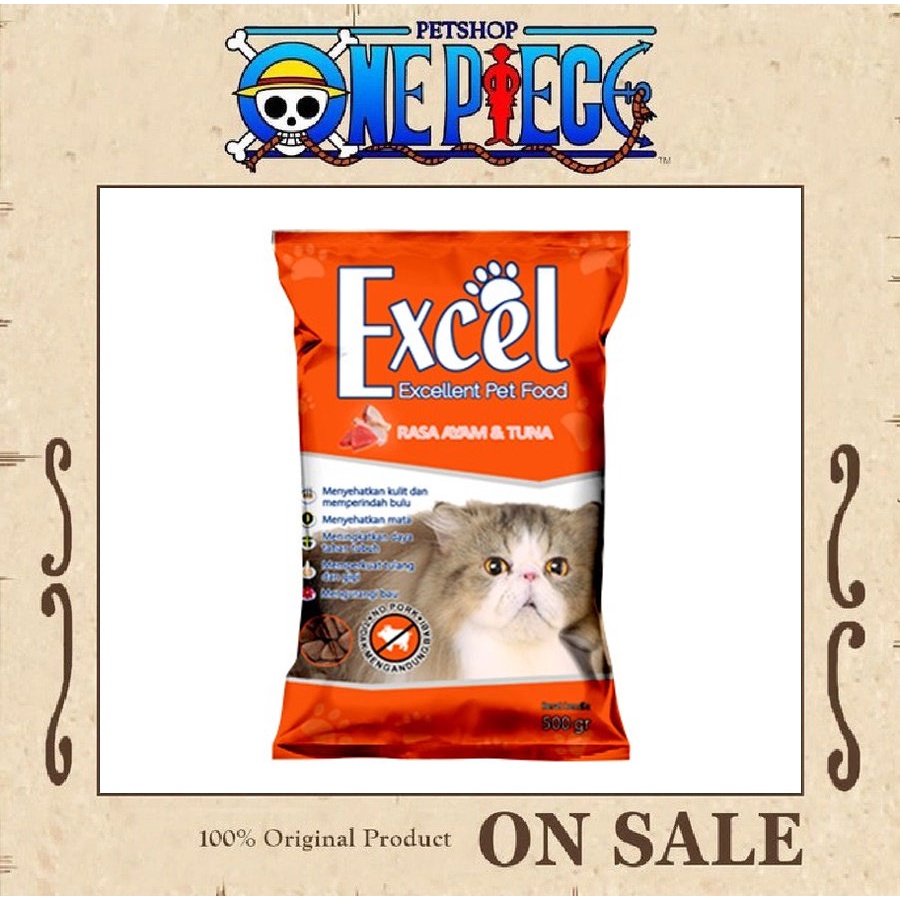Excel Chicken Tuna Cat Food 500gr | Shopee Malaysia