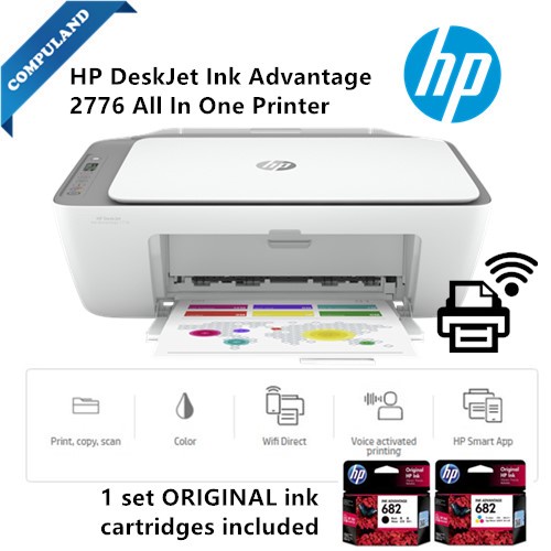 HP Deskjet 2776/2777 Ink Advantage All In One Printer (Wireless | WiFi ...