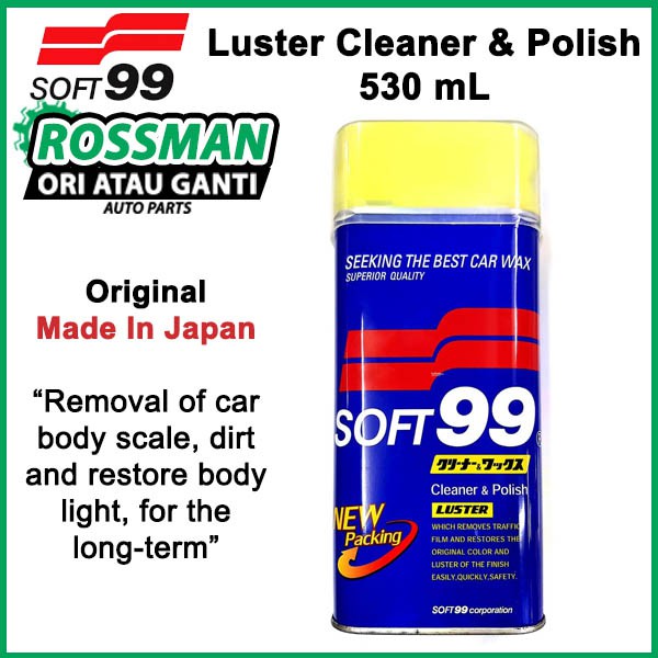 Original Japan Soft 99 Luster Cleaner & Polish 530ML [Ready Stock ...