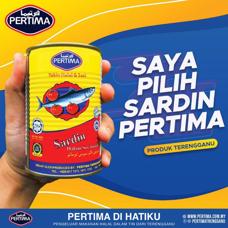 SARDIN PERTIMA TERENGGANU 425g | Shopee Malaysia