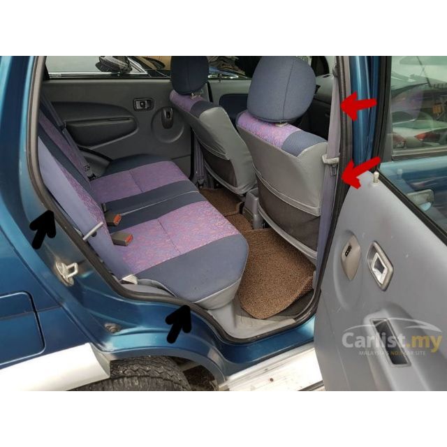 PERODUA KEMBARA DOOR RUBBER / DOOR WEATHERSTRIP ( INNER / BODY ) PINTU ...