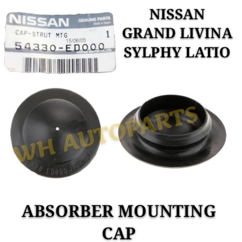 ABSORBER MOUNTING CAP (ORIGINAL) (1PC) NISSAN GRAND LIVINA SYLPHY LATIO ...