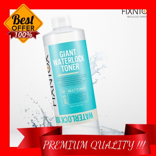 READYSTOCK !! FIX N TOX Giany Waterlock Toner Moisturizing Soothing PH ...