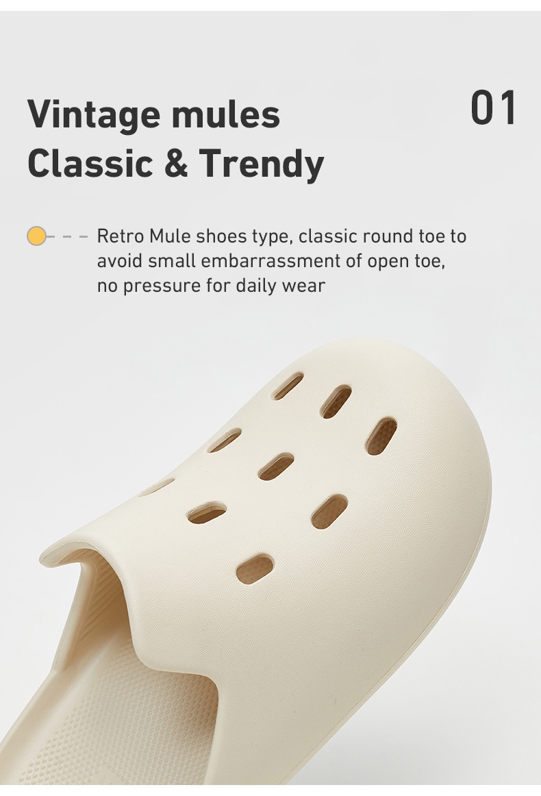 UTUNE Mules Shoes For Women Men Couples Summer Outdoor Slippers Indoor ...