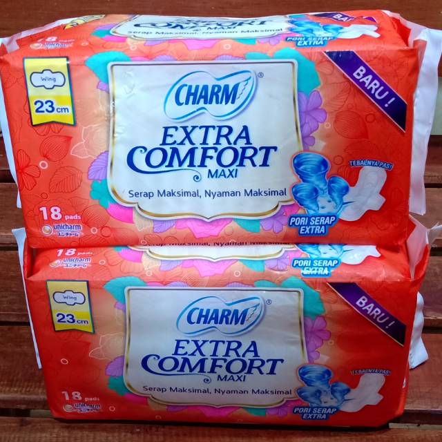 Charm Extra Comfort Maxi Wings New Pack | Shopee Malaysia