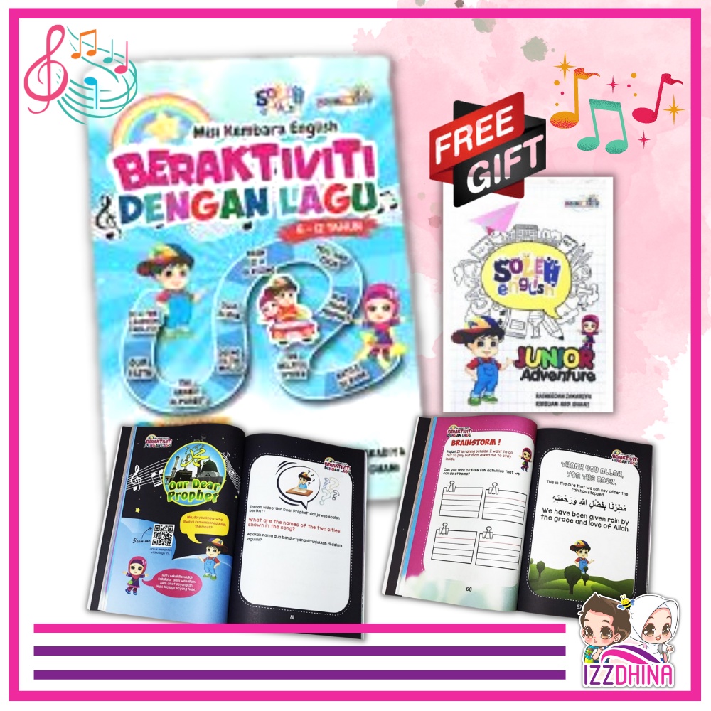 English Book | Misi Kembara English Beraktiviti dengan Lagu | Buku ...