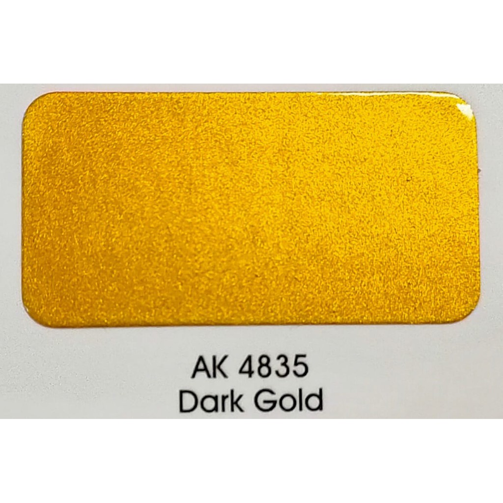 Aikka AK 4835 Dark Gold / Acrylic Lacquer Gold Paint / Solventbase Gold ...