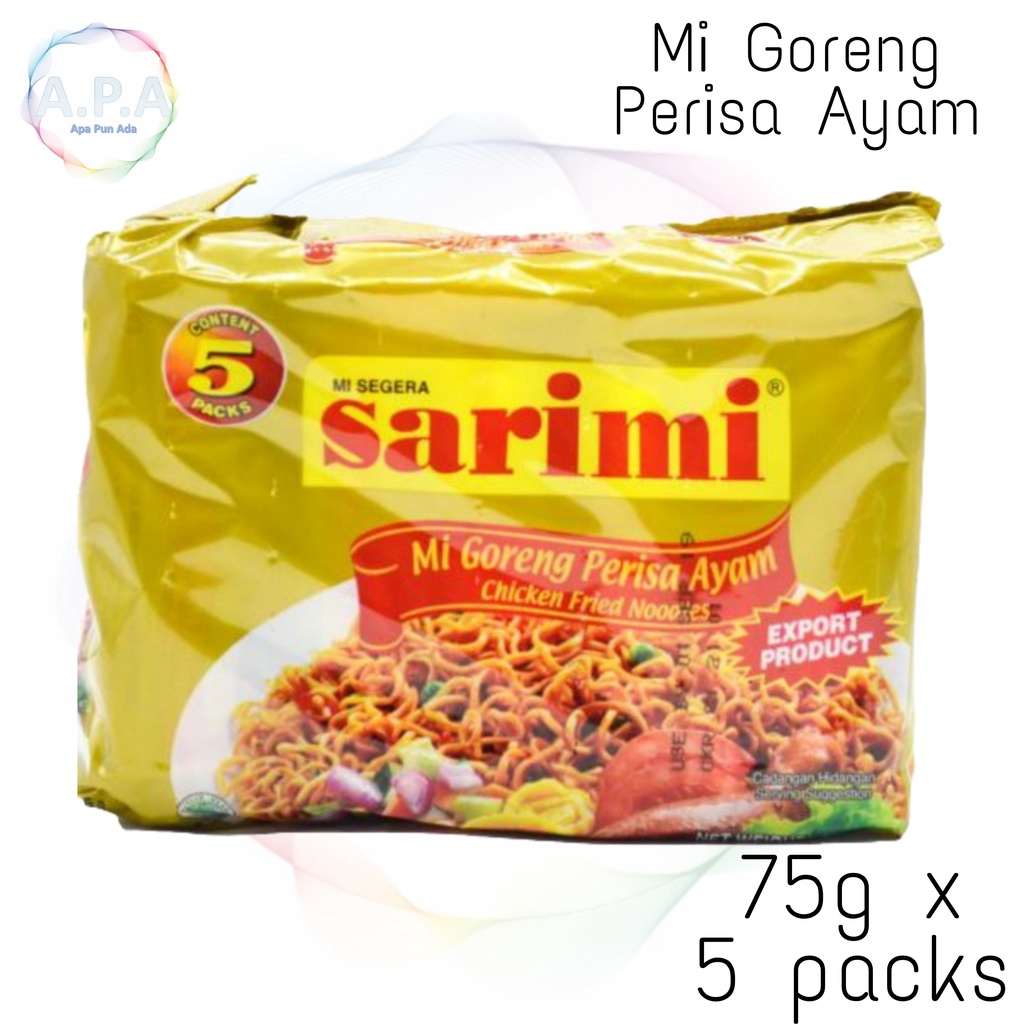 SARIMI Mi Goreng Perisa Ayam (5packetsx75g) | Shopee Malaysia