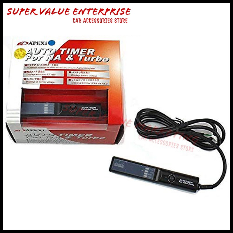Universal APEXI Auto Turbo Timer For Car NA & Turbo Black Pen Control ...