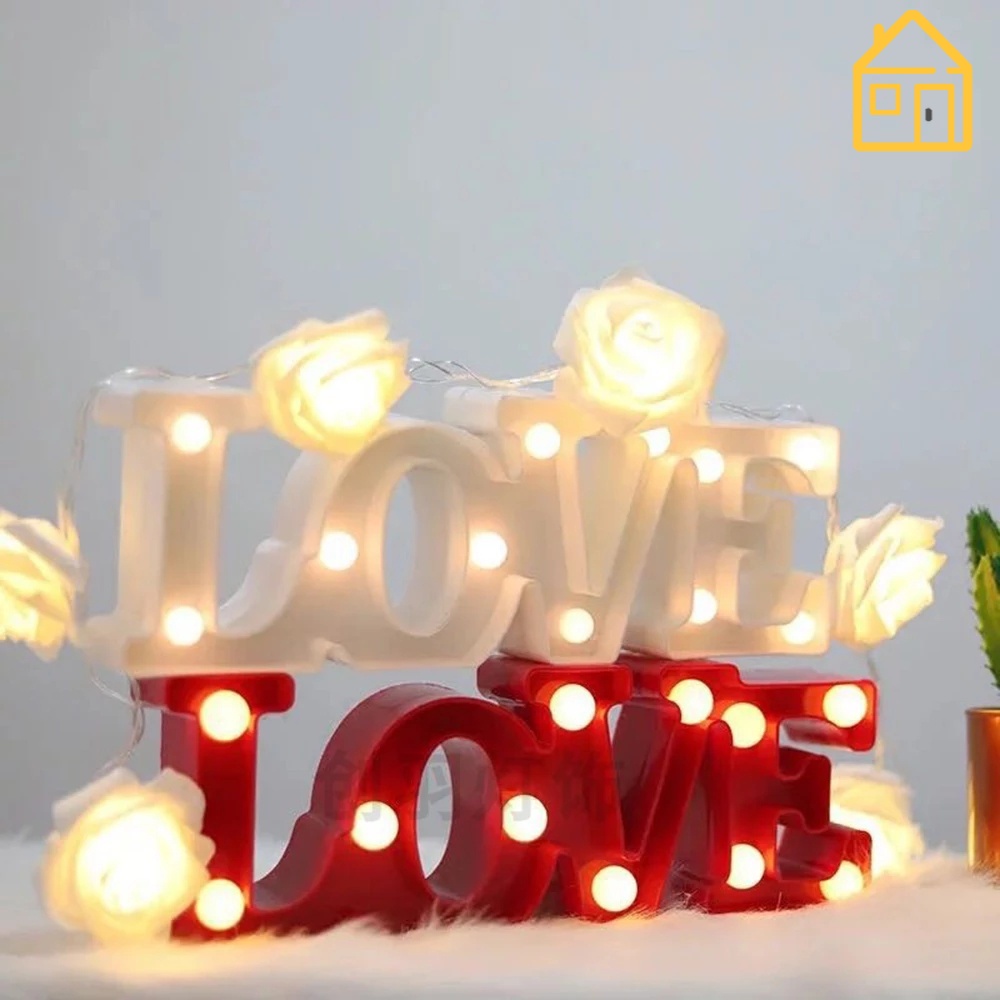 Alphabet Letter LED Lights / Party Decoration Number Night Light ...