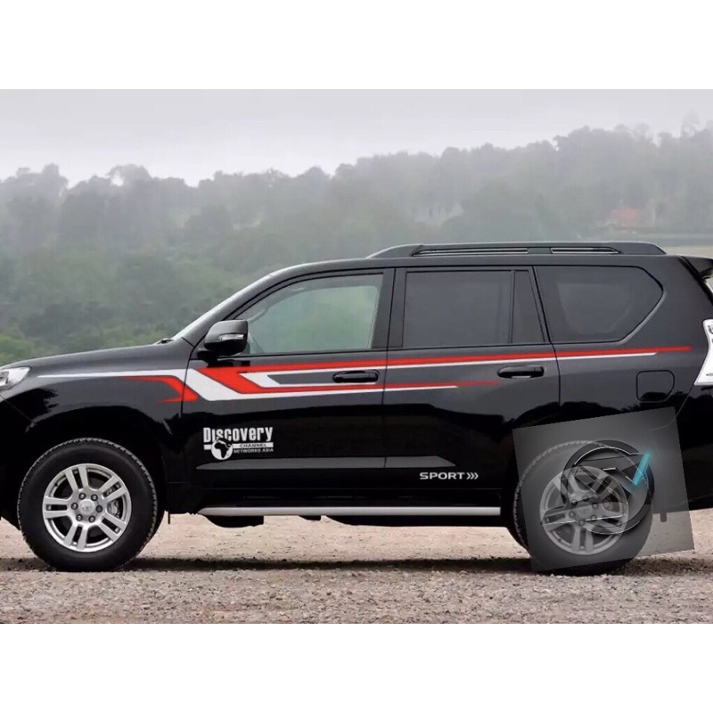 (Ready Stock) S410# Toyota Prado Land Cruiser Discovery Car Door Waist ...