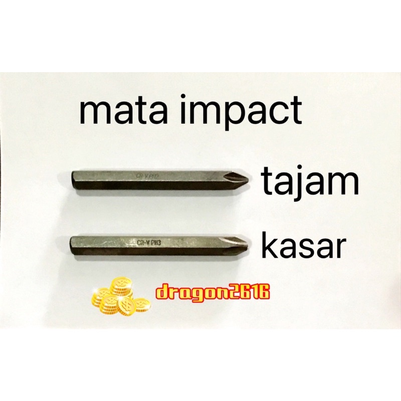 🔥mata impact ph2 ph3 tajam kasar | Shopee Malaysia