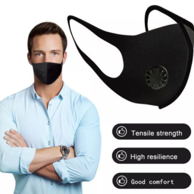Dust-proof Smog-proof and Breathable Washable Mask with Breathing Valve ...