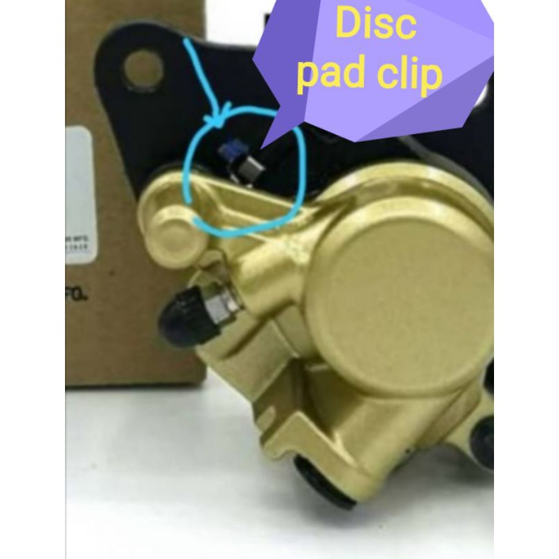 LC135 Y15ZR FRONT CALIPER DISC PAD CLIP SMALL | Shopee Malaysia