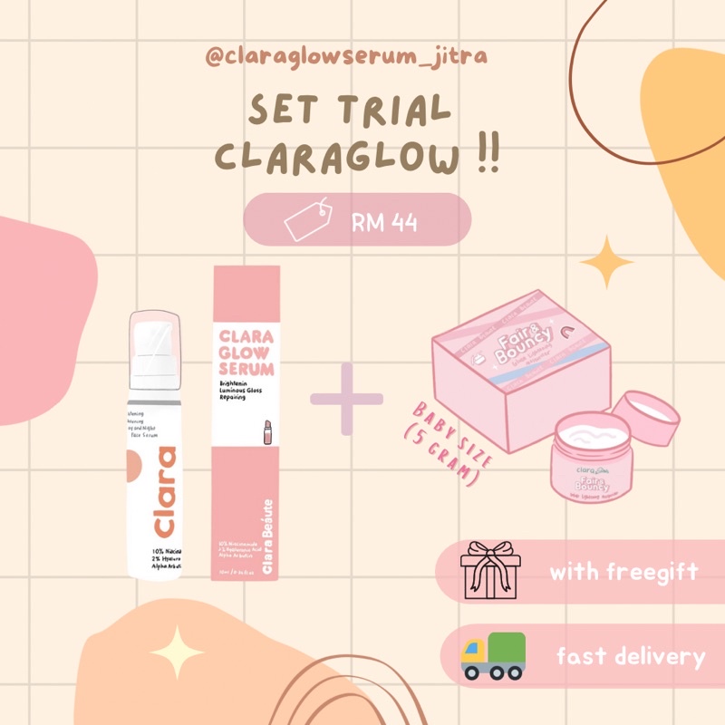 (ORIGINAL HQ ‍🔥) SET COMBO TRIAL CLARA BEAUTE 💗 CLARABEAUTE by ...