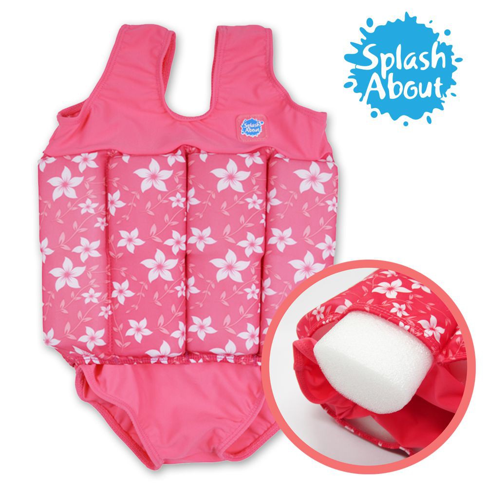 Pobao FloatSuit Children's Buoyancy Swimsuit-Sunshine Cherry Blossom ...