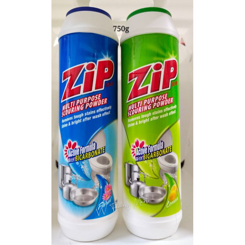 ＊Zip Multi Purpose Scouring Powder Floral/Lemon 多用途清洁剂粉＊750g | Shopee ...