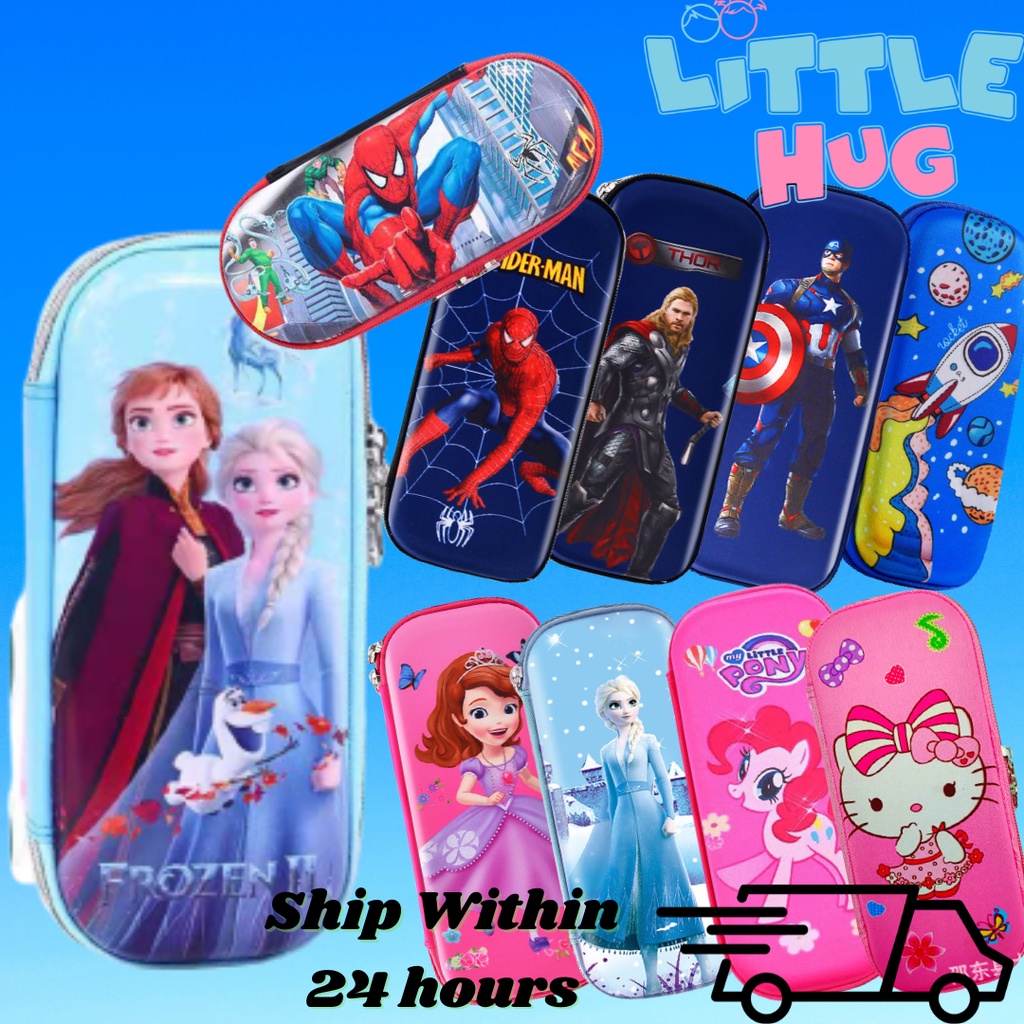 Pencil Bag Pensil Case EVA Cartoon Stationery Box 3D / Beg Pensel kotak ...