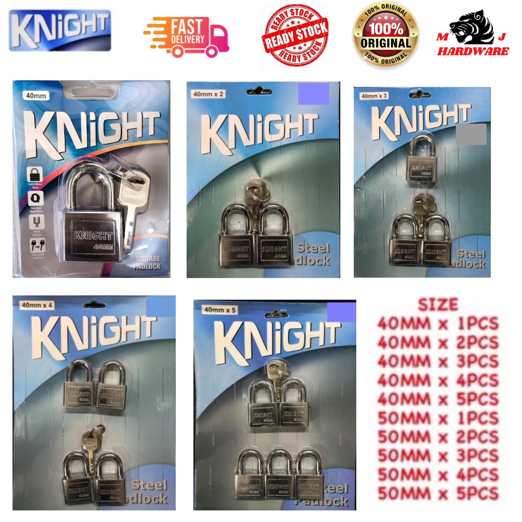 [100% ORIGINAL] KNIGHT HEAVY DUTY HARDENED STEEL KEY A-LIKE ANTI CUT ...