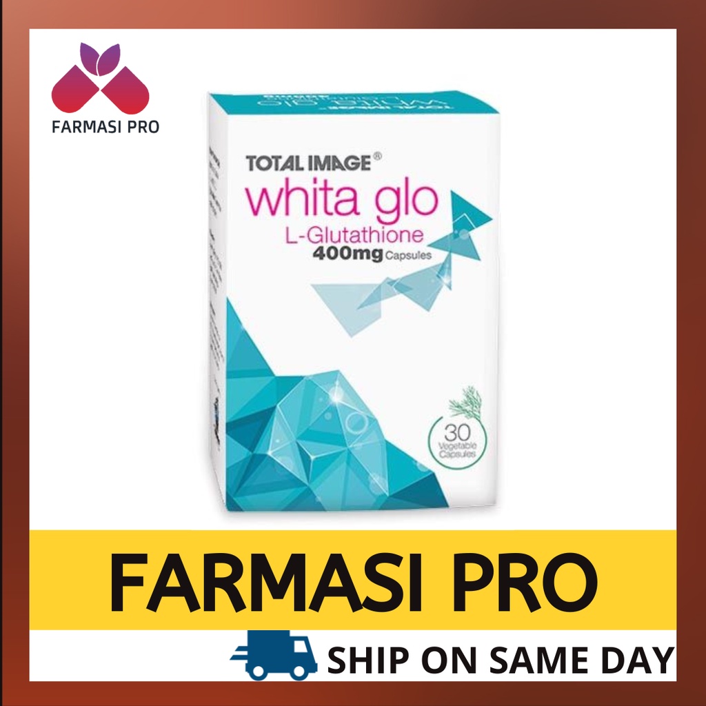 [READY STOCK] TOTAL IMAGE WHITA GLO L-GLUTATHIONE 400MG 30'S | Shopee ...