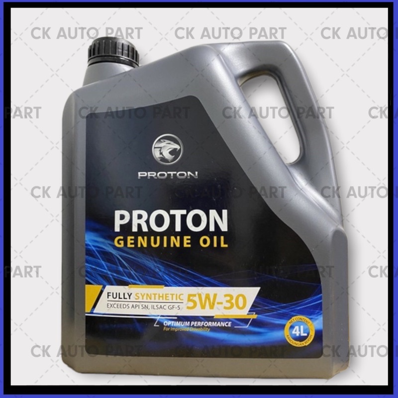 Proton Engine oil 5W30 Fully Synthetic 4L Proton Iriz /SAGA VVT ...