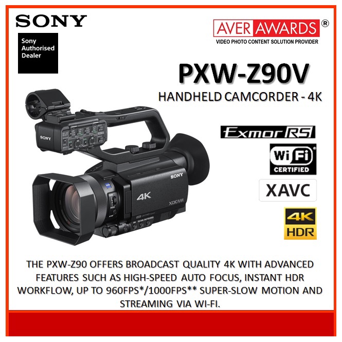 Sony PXW-Z90V 4K HDR XDCAM with Fast Hybrid AF - Sony Malaysia Warranty | Shopee Malaysia