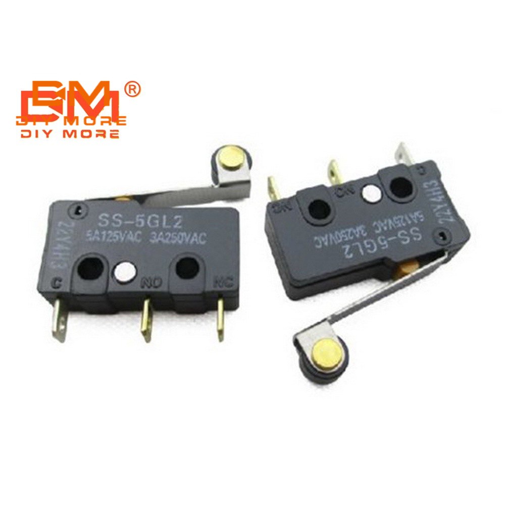 DIYMORE SS-5GL2 Limit Switch 3 Pins Microswitch Micro Switch | Shopee ...