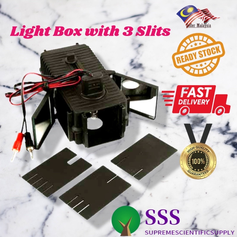 🔥[Ready stock]🔥Light Box with 3 Slits(Optical Experiment) | Shopee Malaysia