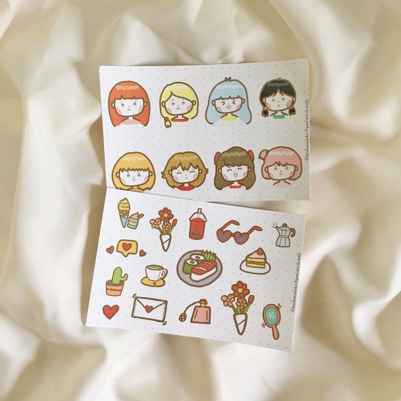 Multipurpose Deco Kawaii Aesthetic Sticker - 2 | Shopee Malaysia