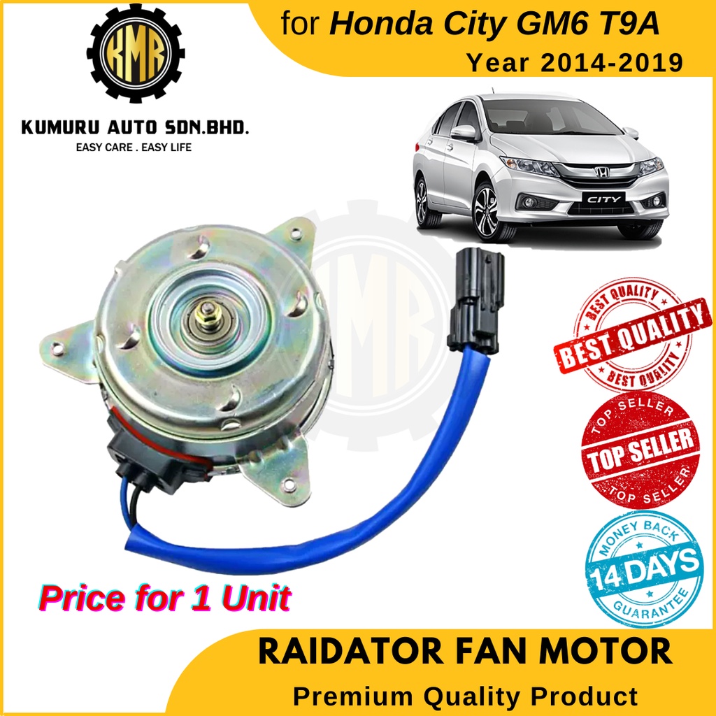(1@pc) Aircon Fan Motor Radiator Fan Motor Honda City GM6 T9A TMO GM2 Jazz GK T5A HRV T7A ...