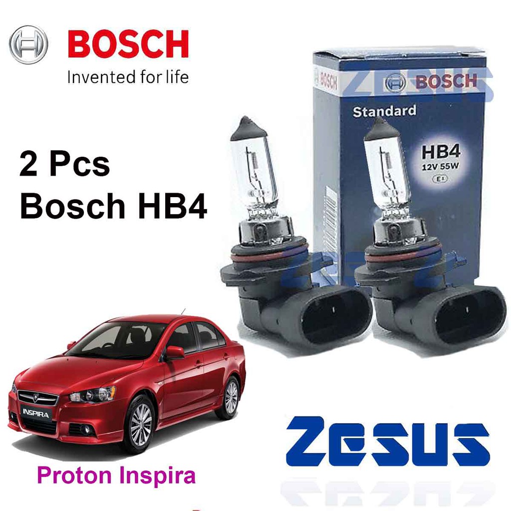 2 Pcs x Mentol Lampu Zesus Bosch Osram Halogen Headlamp Yellowish Bulb ...