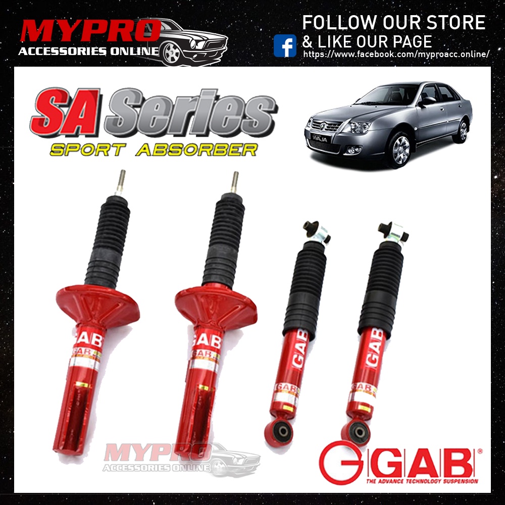 Proton WAJA 🚗 GAB SA Series Heavy Duty Sport Absorber 100%Original ...