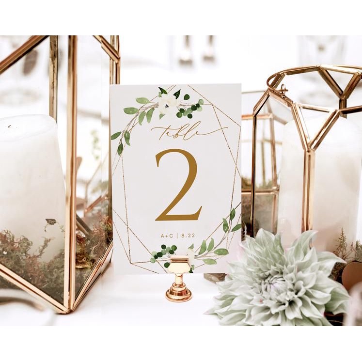 Personalized Table Number For All Events. Size : A5/A6 (Minimum Order ...
