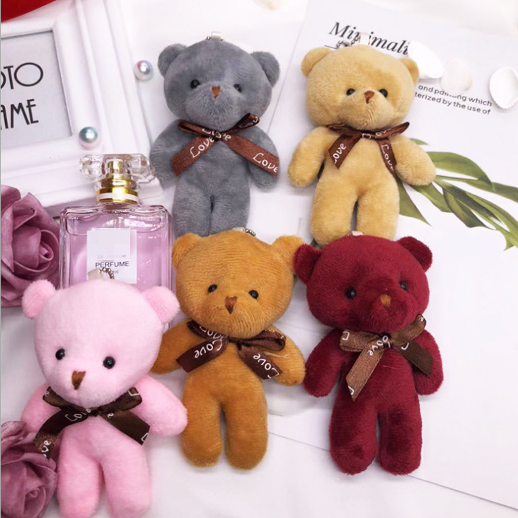 Toy Mini Bear Cute Small Size Bear Doll Suitable for Bouquet Gift DIY ...
